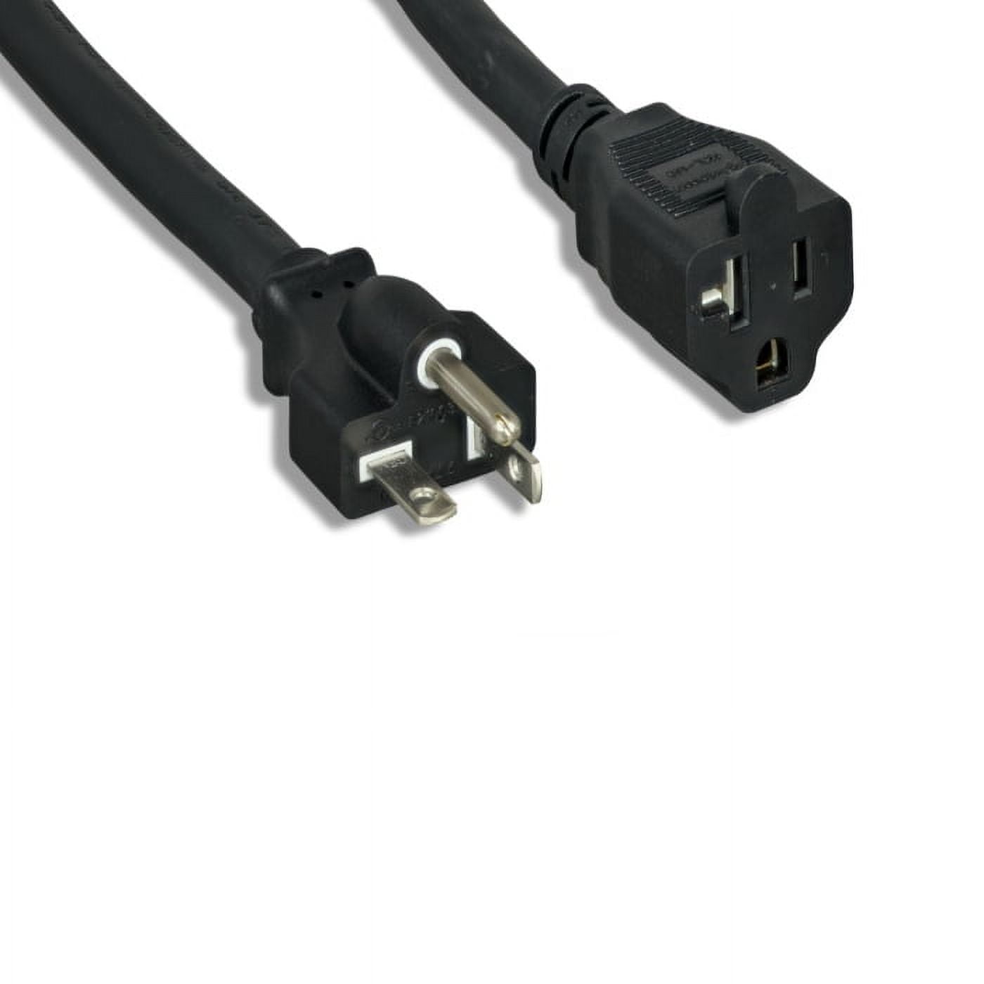 Lot of 10pc Kentek 15 Feet Ft 12 AWG Power Extension Cable Cord NEMA 5 ...