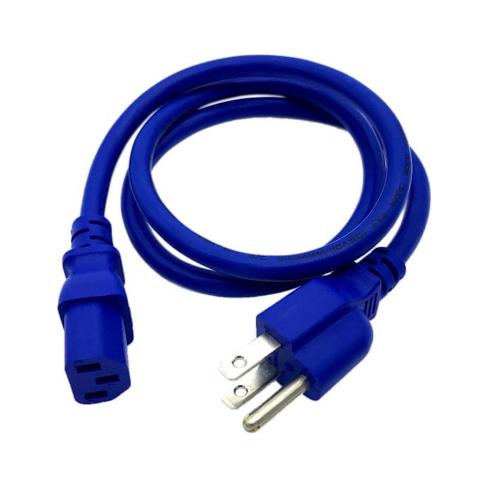 Lot of 10pc Kentek 3 FT Blue AC Power Cord Cable for Dell Inspiron 560 ...
