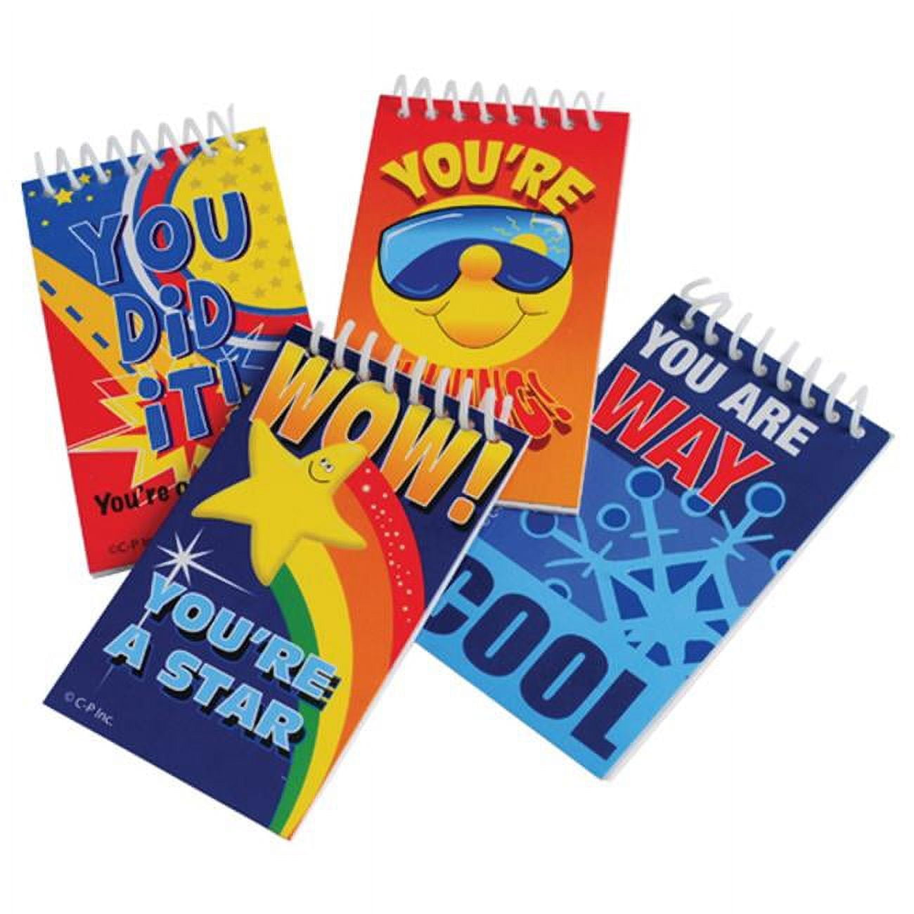 Lot of 12 Assorted Student Reward Mini Notebook Memo Pads - Walmart.com