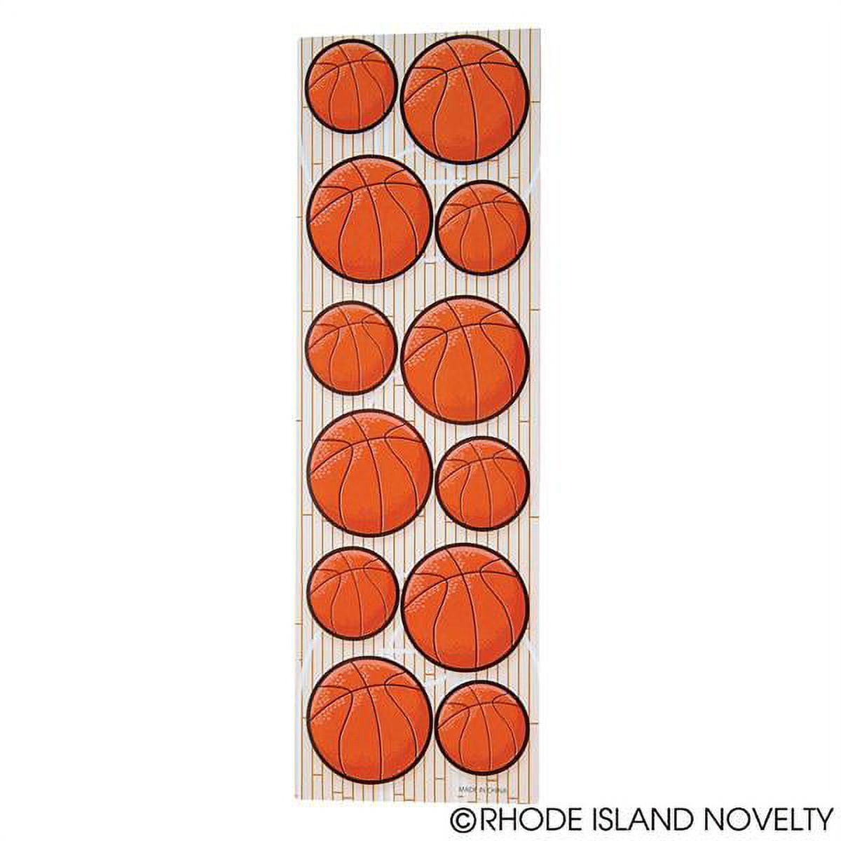 Lot of 12 Basketball Sticker Sheets - Walmart.com