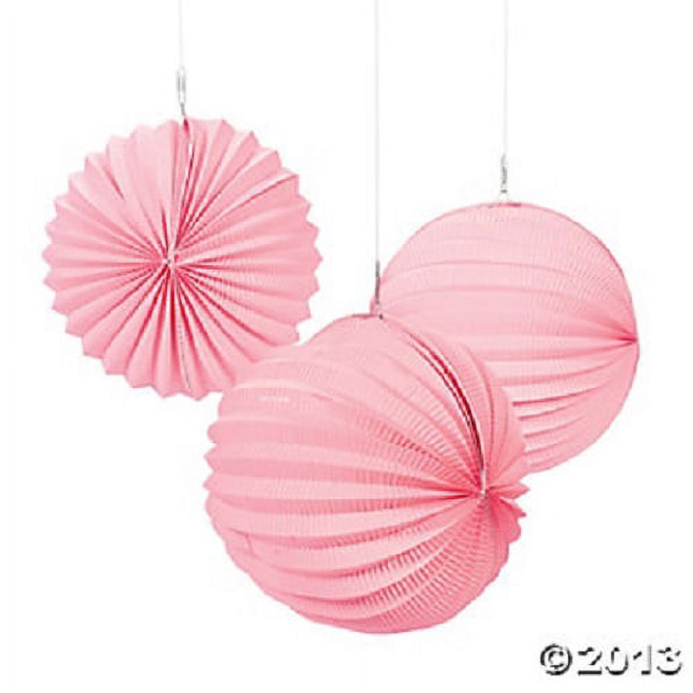 Lot of 12 Pink Chinese Paper Lanterns Wedding Party Decorations ...