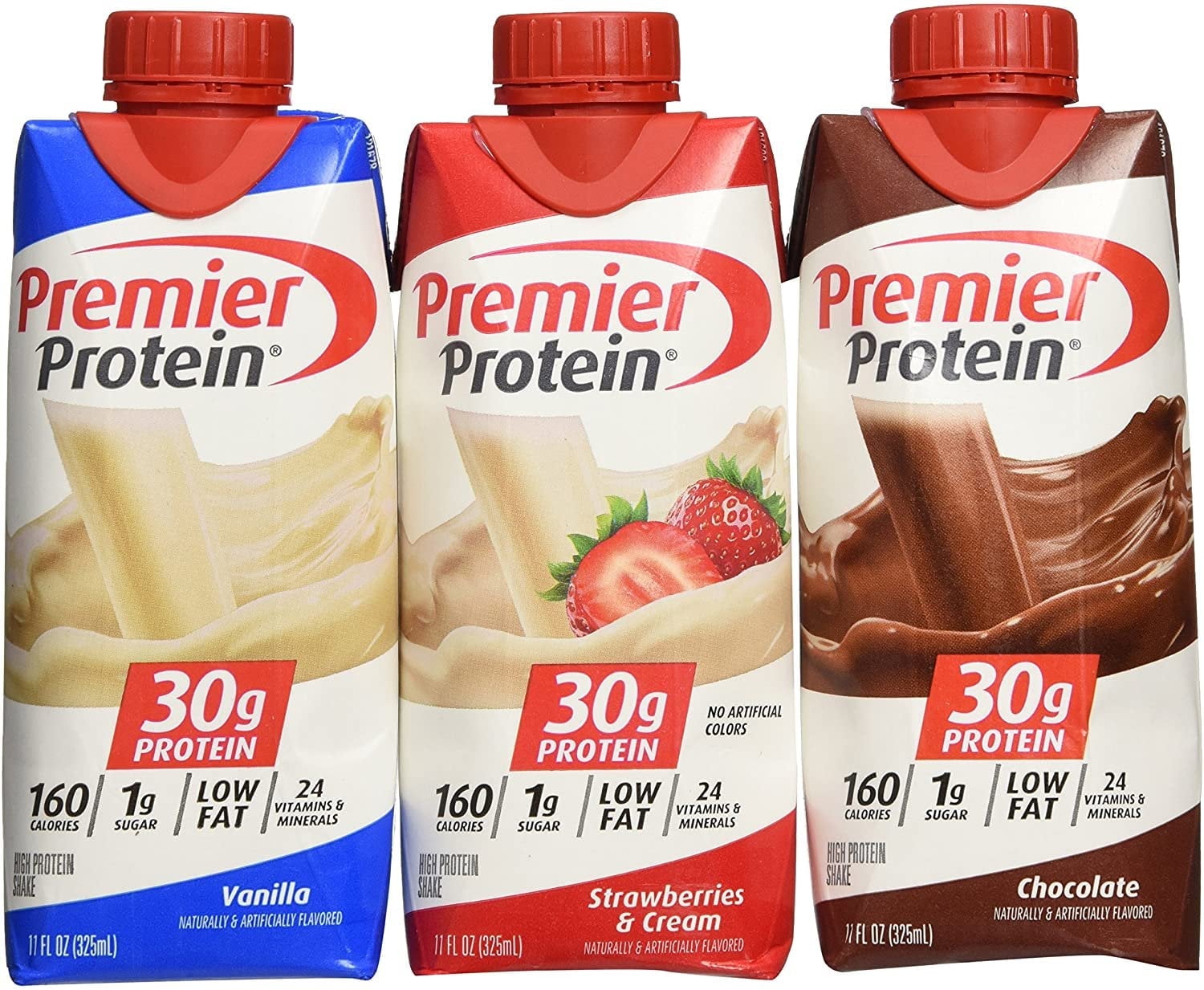 Lot of 12 Premier Protein 30g High Protein Shakes 11 Oz. Variety Pack ...