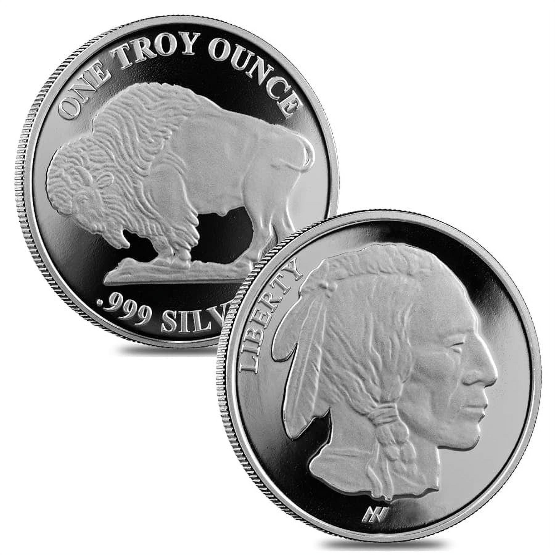 Asahi 2-Pack 1 oz Buffalo Design Silver Round .999 Fine Proof Finish ...