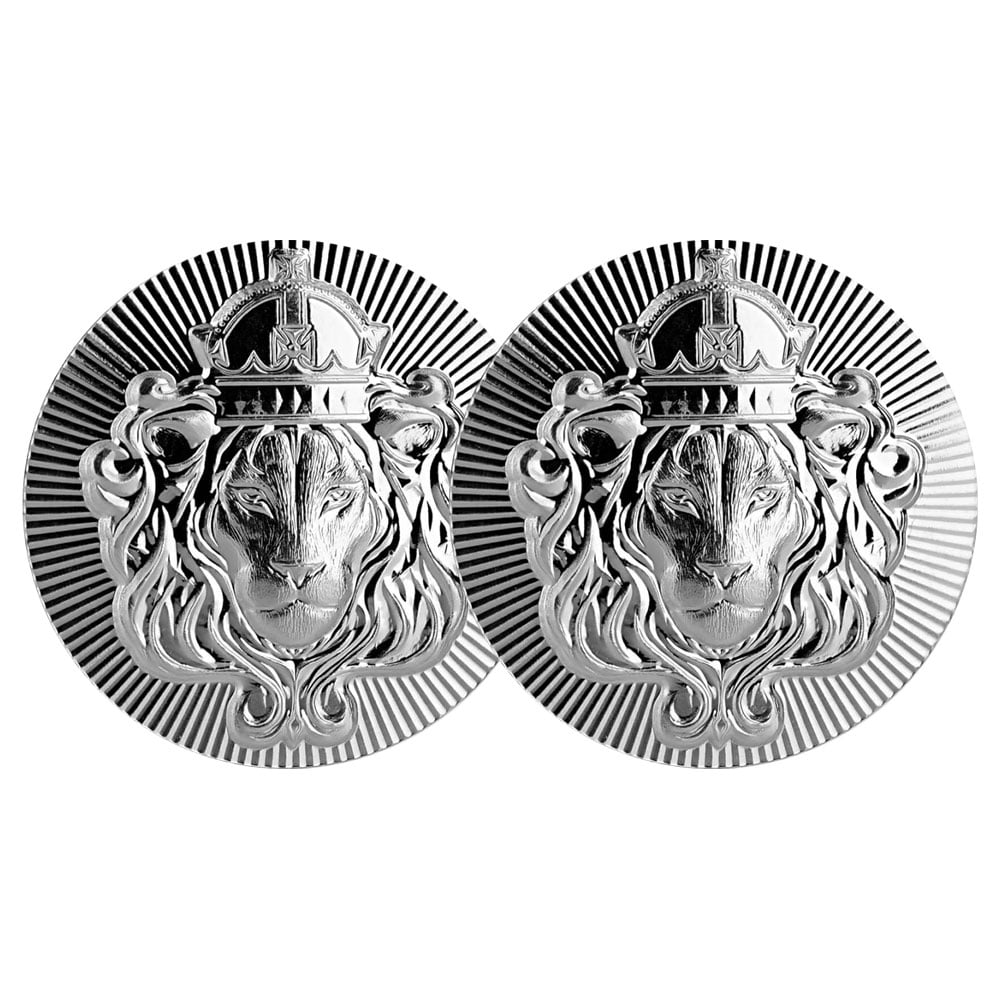 Lot of 2 - 2 Troy oz Scottsdale Stacker .999 Fine Silver Round ...