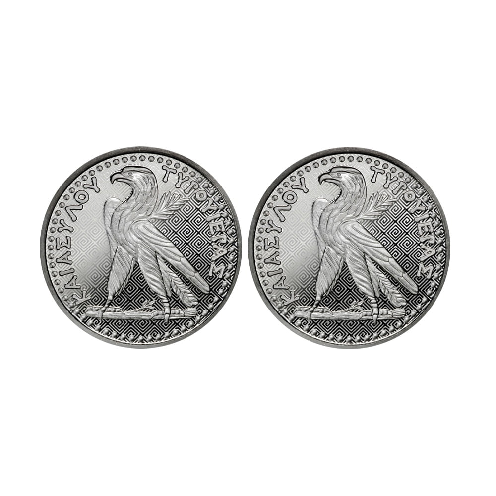 Lot of 2 - 2024 1 Pound St Helena Shekel of Tyre 1 oz Silver BU ...