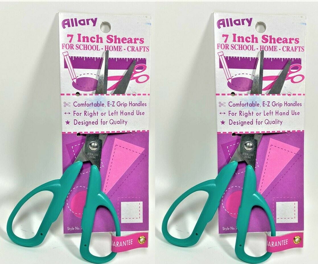 Lot of 2 Allary Style #209 Craft Scissors, 7 Inch, Green - Walmart.com