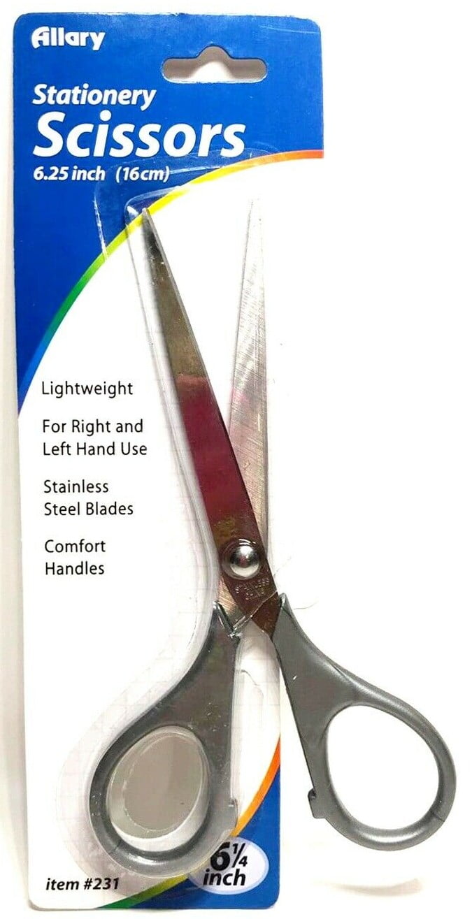 Lot of 2 Allary Style #231 Stationary Scissors, 6.25 Inch, Black ...