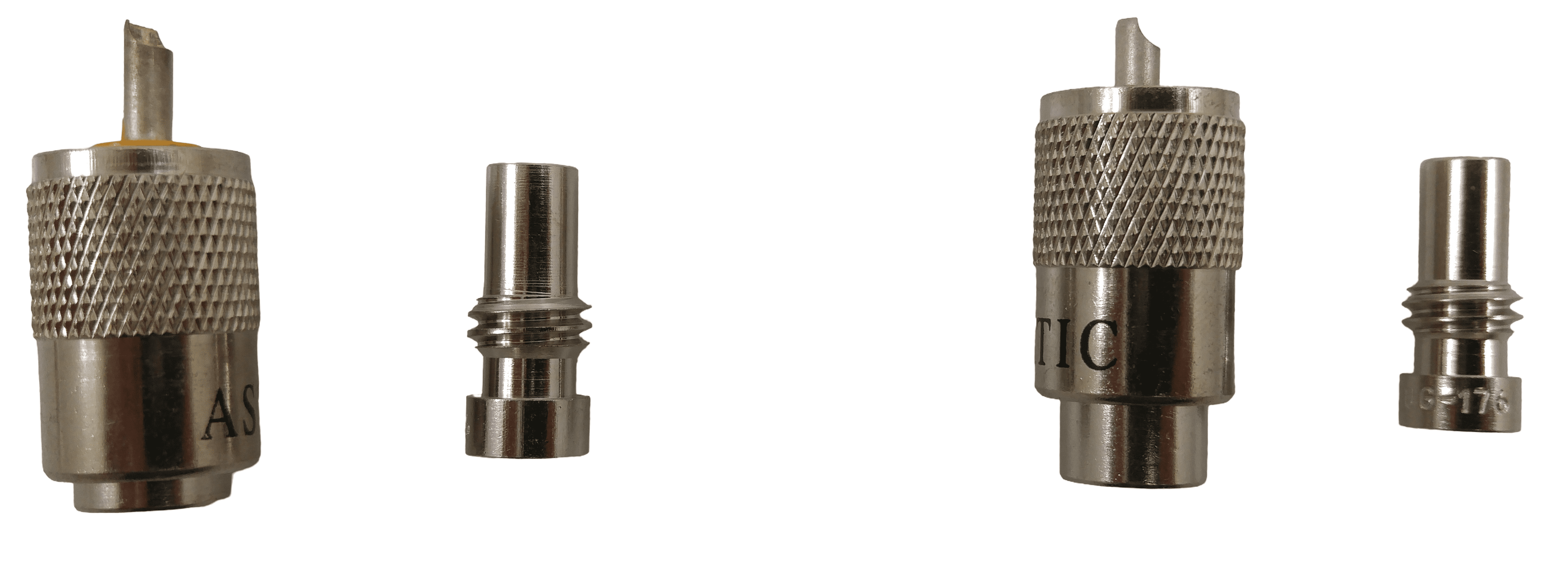 Lot of 2 Astatic PL259 CB Radio RG8U 213 Coax Cable Connector & RG8X ...