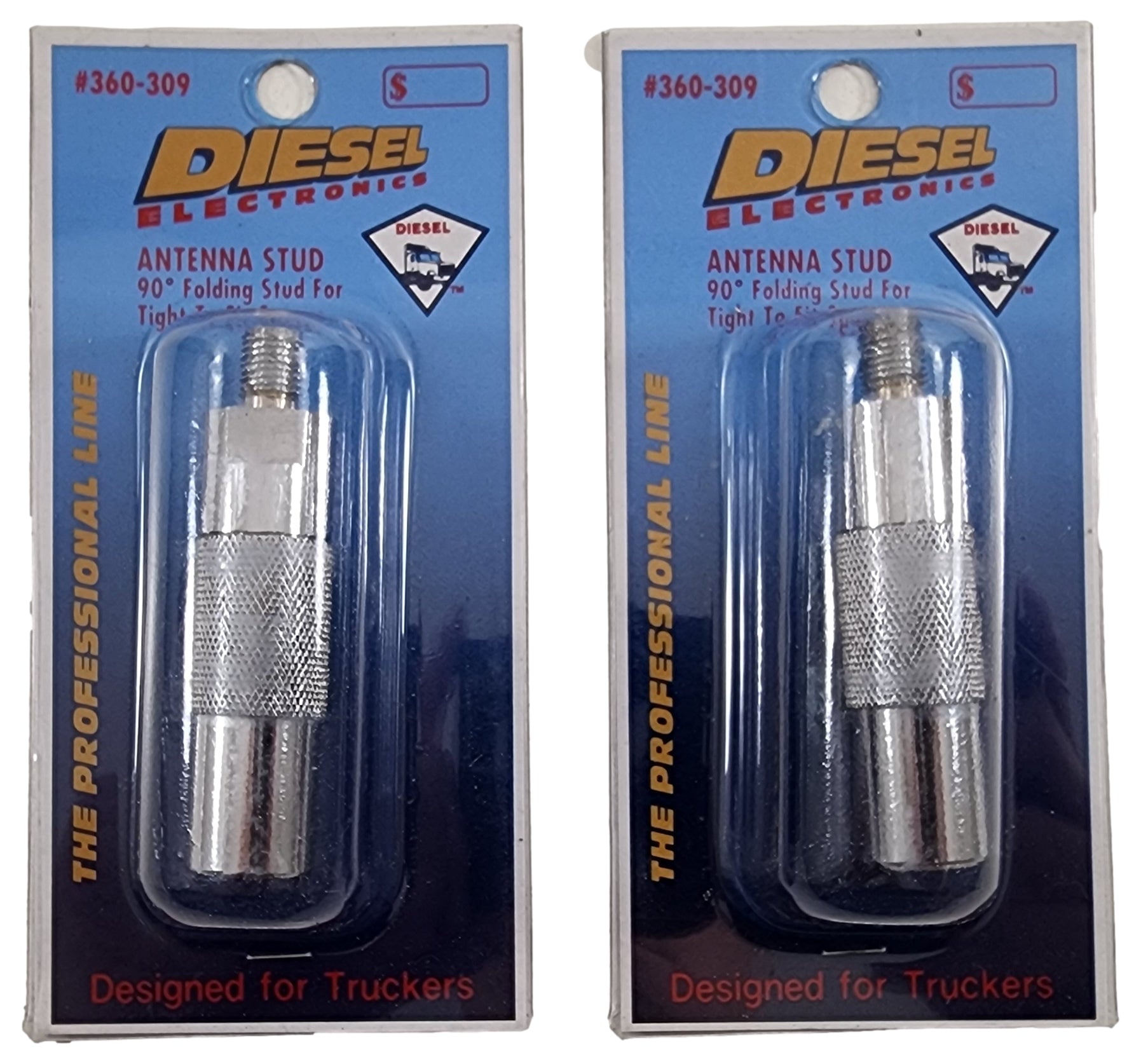 Lot of 2 Diesel 360-309 CB HAM Radio Fold Over Antenna Mount 3/8" X 24 ...