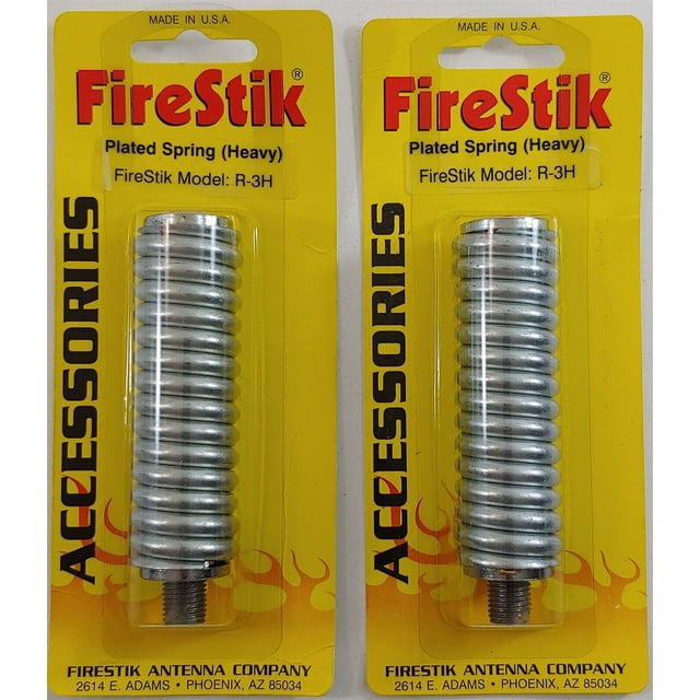 Lot of 2 Firestik R-3H Chrome Plated Steel Heavy Duty CB Radio Antenna ...