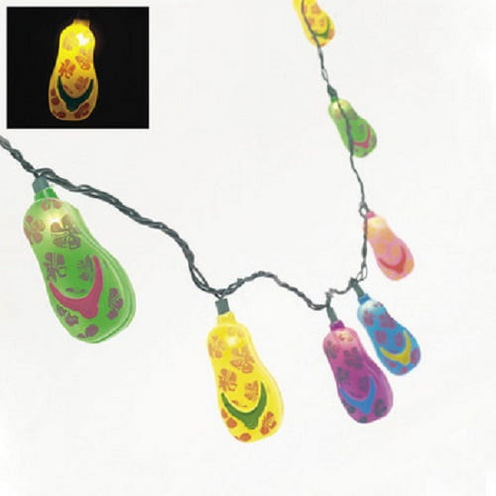 Lot of 2 Flip Flop Light Sets Hawaiian Luau Party Decor - Walmart.com