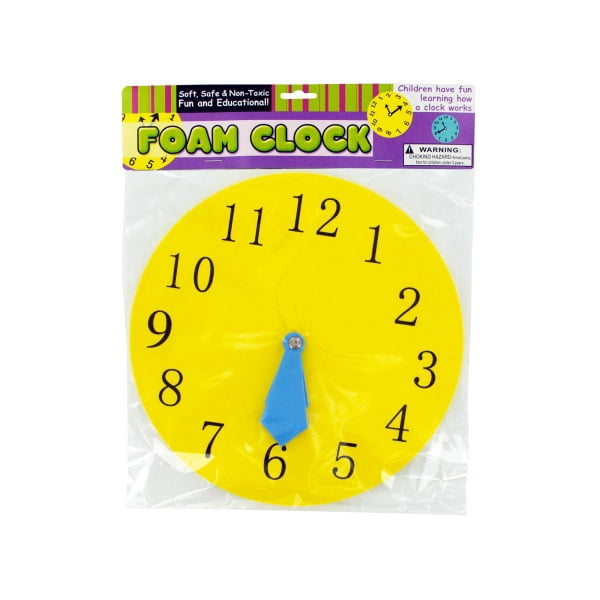 DDI Educational Foam Clock Case of 12 - Walmart.com