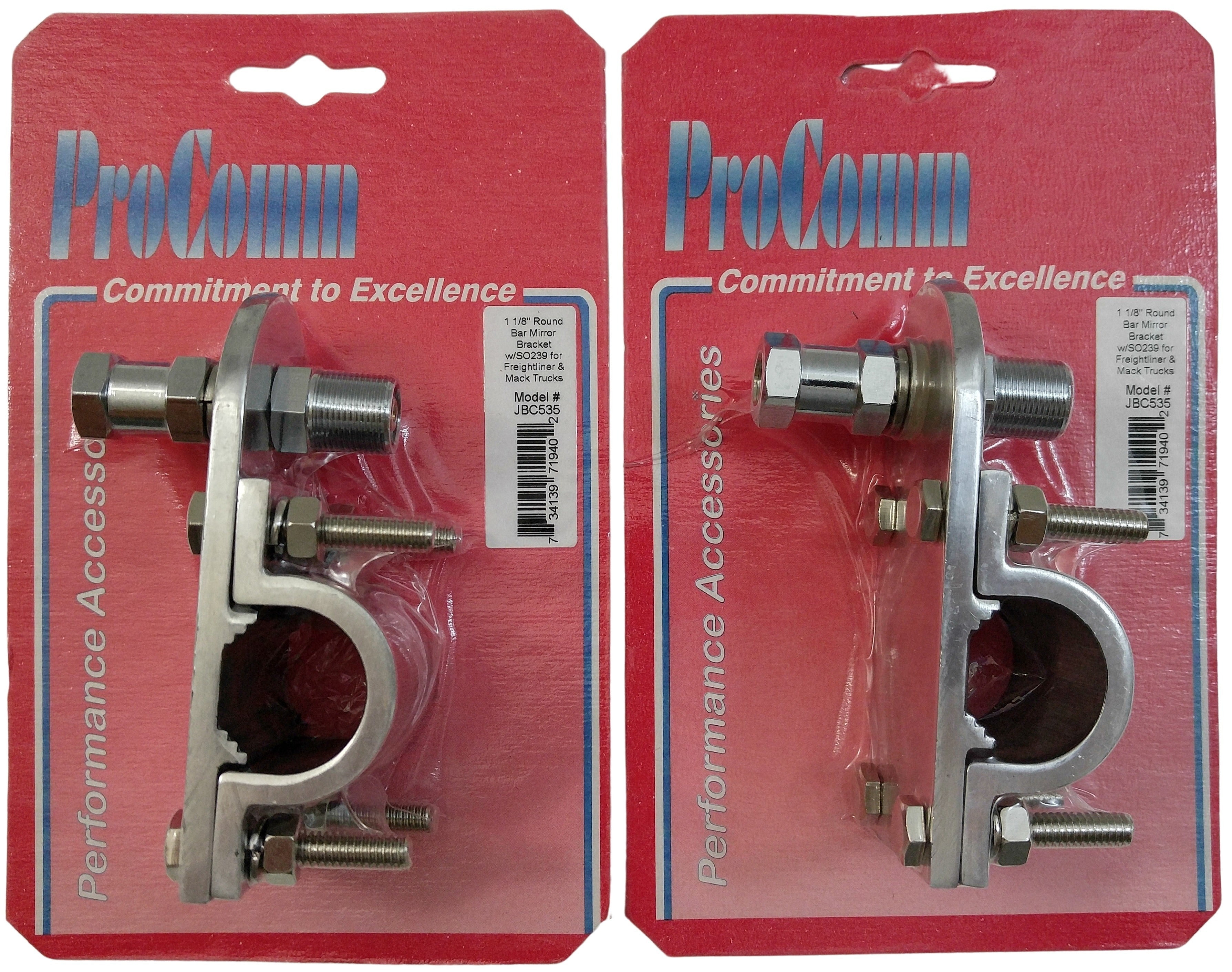 Lot of 2 Procomm JBC535 CB Antenna Mirror Mount Bracket For ...