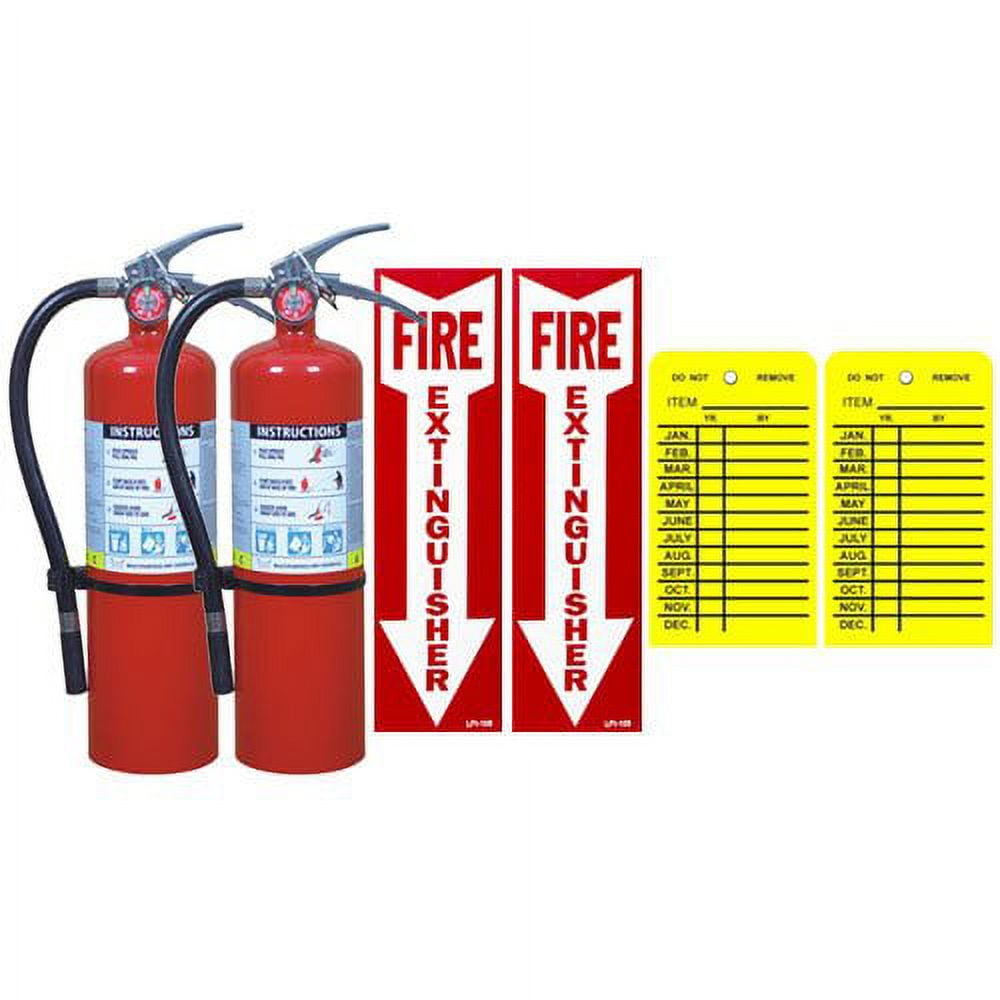 Hand Held Fire Extinguisher With Hook 4-Pack Buckeye 10914 ABC Fire ...