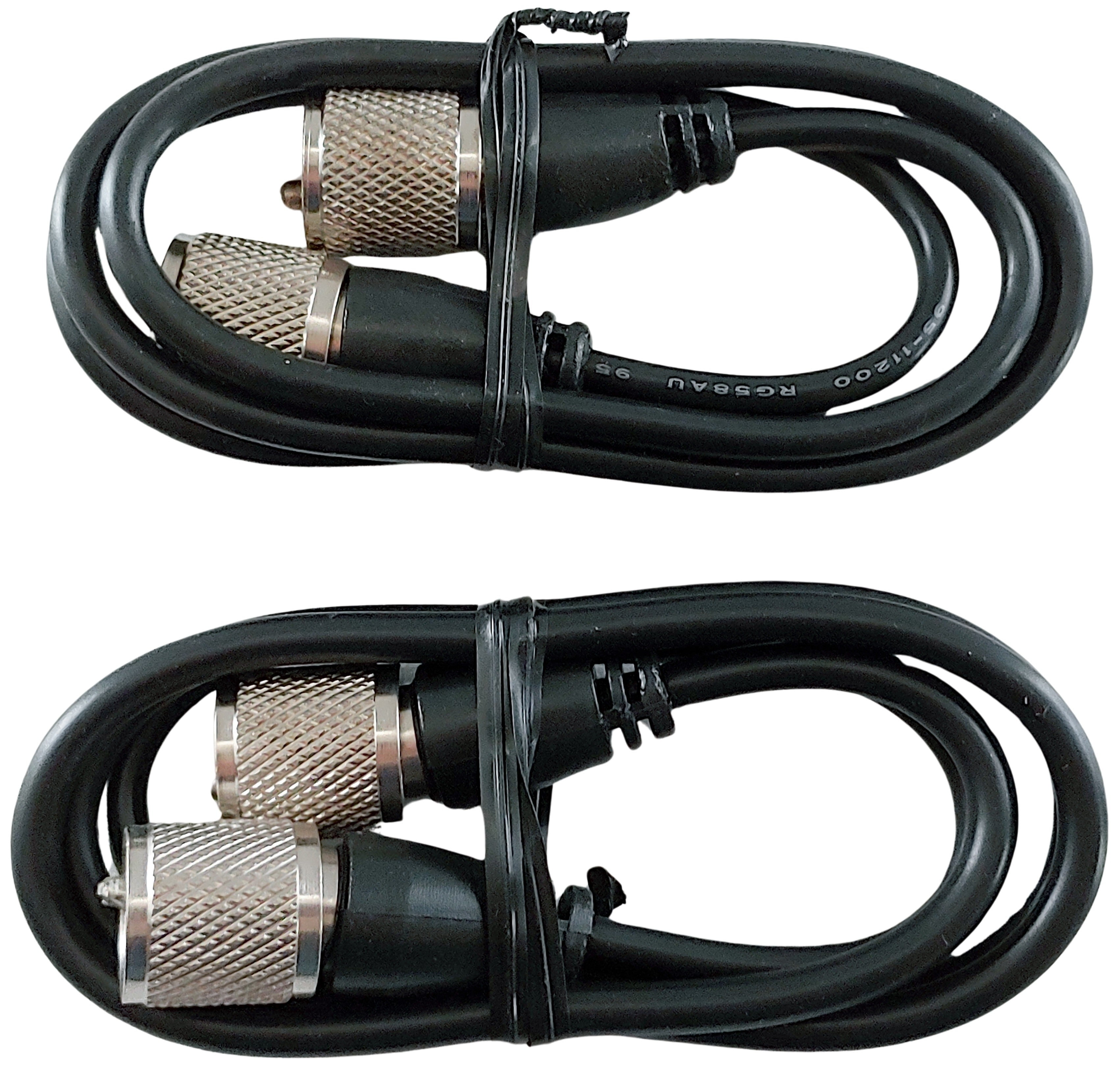 Lot of 2 Workman CX-3-PL-PL 3 FT RG58AU CB Radio Antenna Coax w/ Molded PL259s - Walmart.com