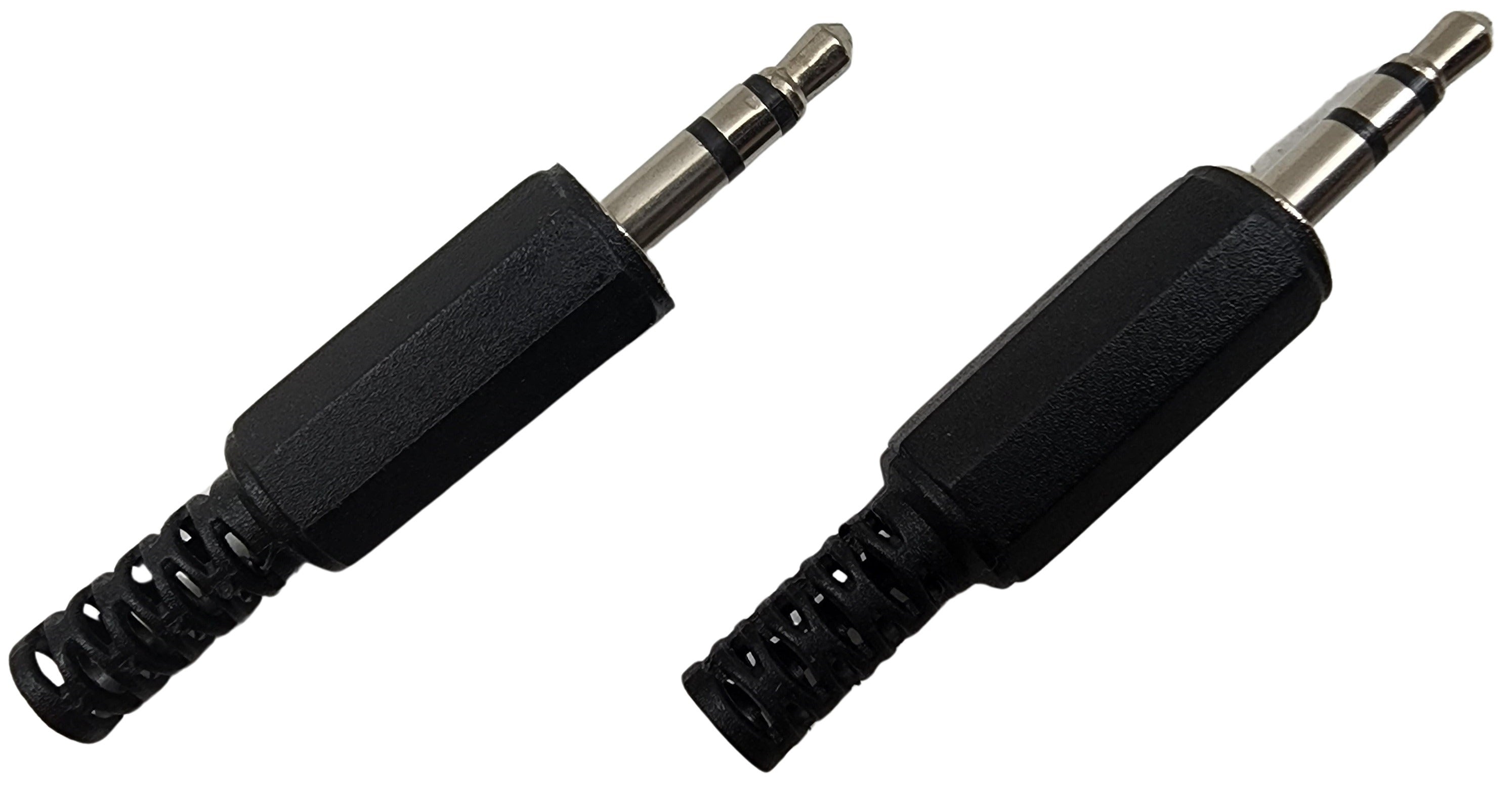 Lot of 2 Workman P35S 3.5mm Stereo Audio Phono Plug Connectors w/Strain ...