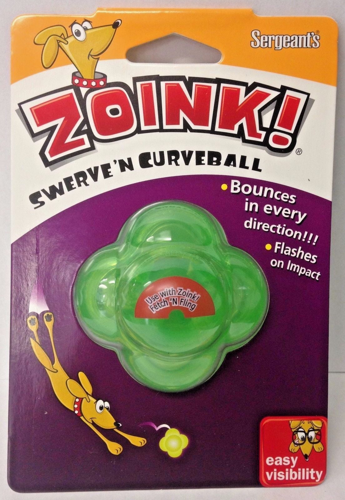 Lot of 2 Zoink! Swerve 'N Curveballs Assorted Color Sergeant's Flashing ...