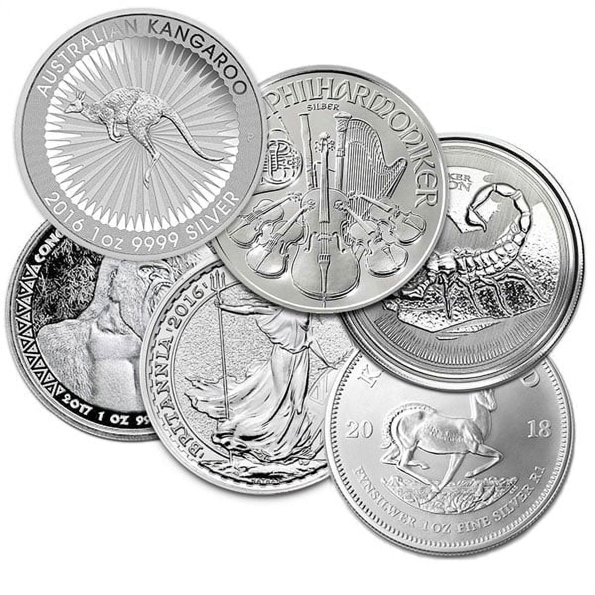 Lot of 20 - 1 Oz Silver Coin (BU) - .999 Pure (Random / Design Our ...