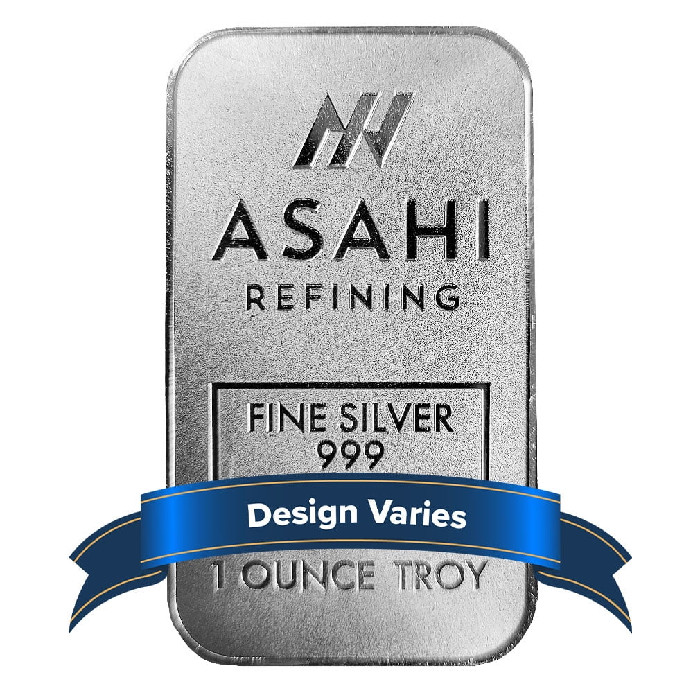 Lot of 20 - 1 oz Asahi Silver Bar .999 Fine - Walmart.com