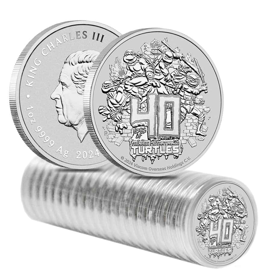 Lot of 20 - 2024 1 oz Tuvalu Teenage Mutant Ninja Turtles™ 40th Ann ...