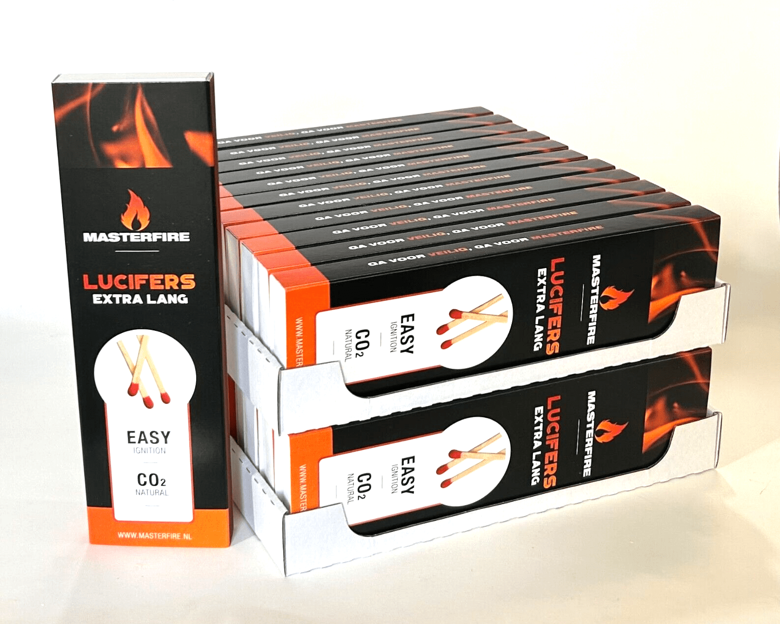 Lot of 24 Packs Long Premium Fireplace Matches 8" Long/App-ly 45 ...