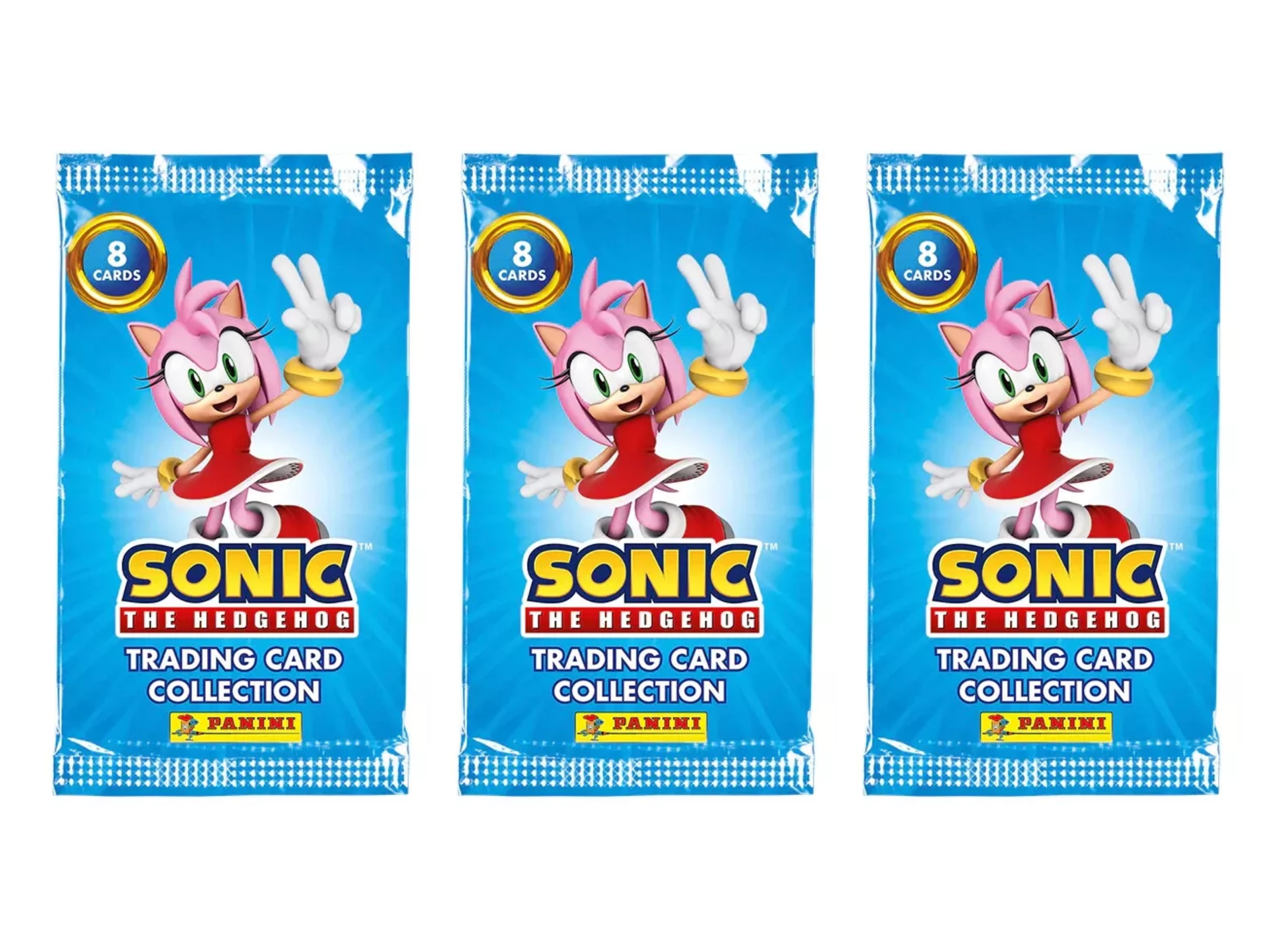 Lot of (3) 2024 Panini Sonic The Hedgehog Gotta Go Fast! Booster Packs ...