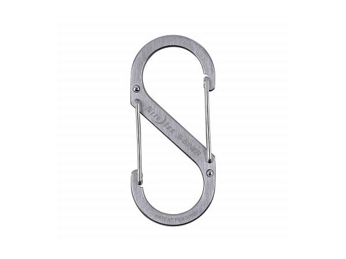 Lot of 3 - Nite Ize 75 lb. Multi-Use Hook S-Biner, Stainless Steel (SB4 ...