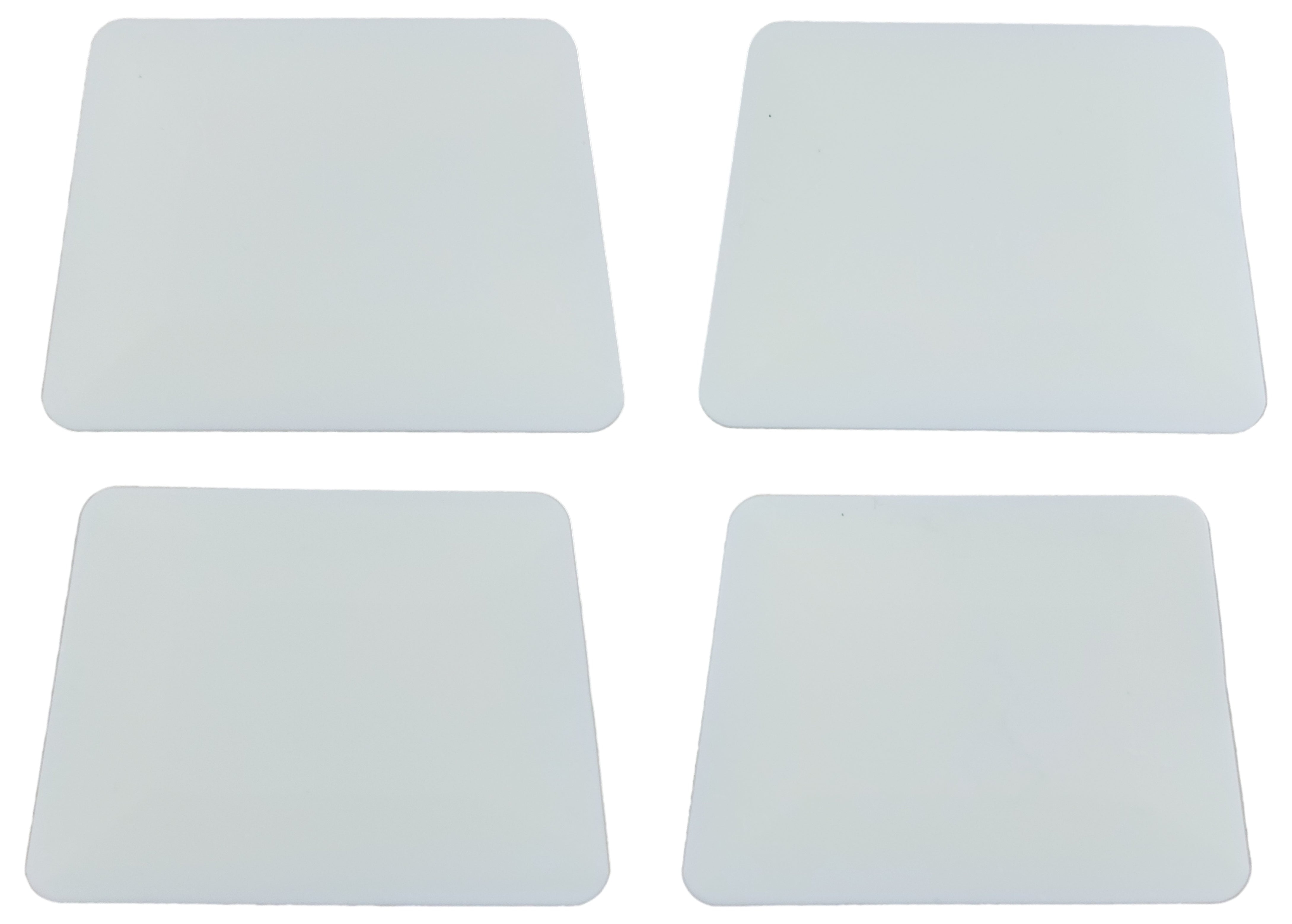 Lot of 4 - 4" White Teflon Hard Card Window Film Tint Installation Tool ...