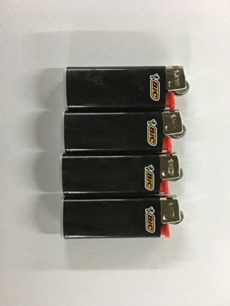 Lot of 4 Bic Mini Ebony Jet Black Lighters - Walmart.com