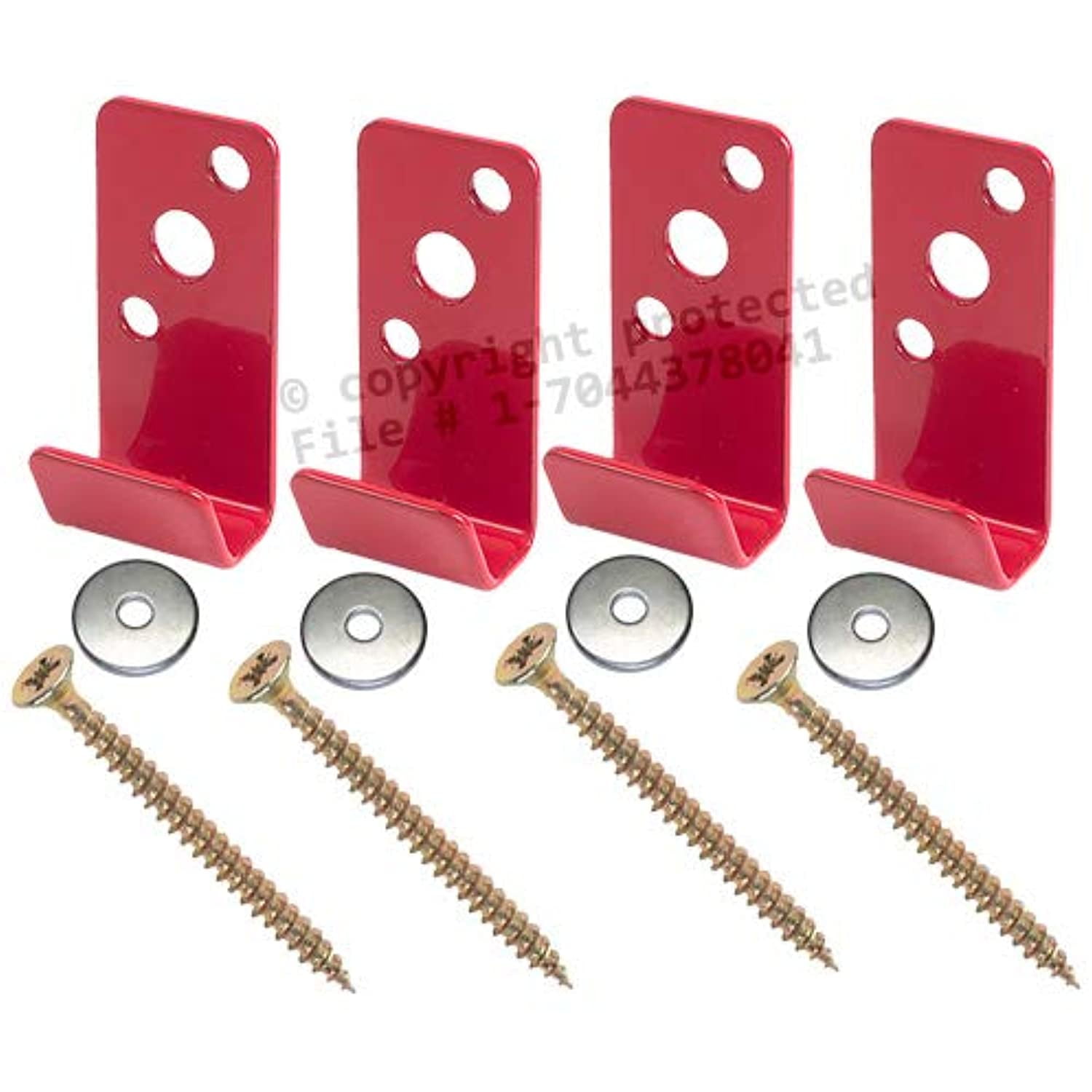 (Lot of 4) Fire Extinguisher Bracket, Wall Hook, Mount, Hanger, for 2 1 ...