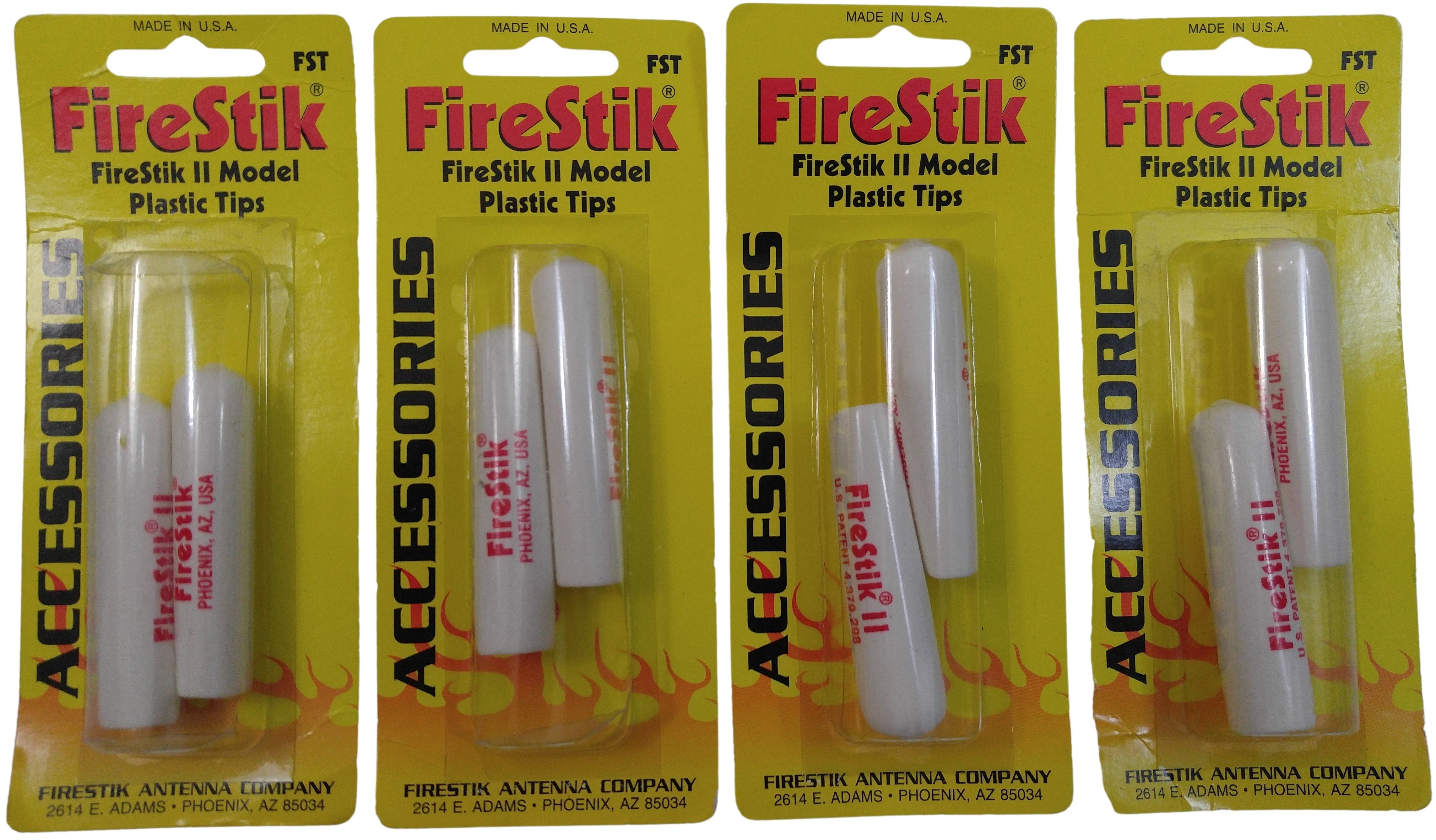 Lot of 4 Firestik FST-W CB Radio Antenna Replacement 2.5" White Cap 2 ...