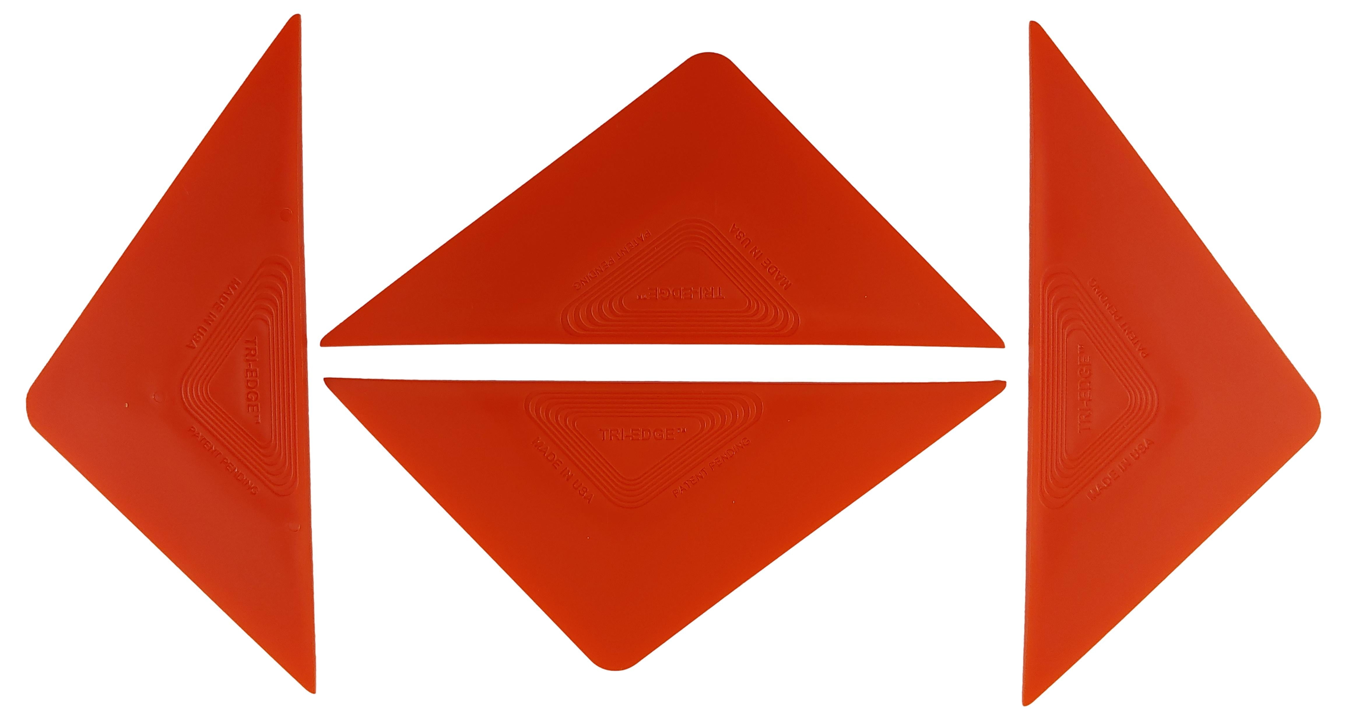 Lot of 4 Orange Tri-Edge Window Film Tint Installation Tools - Walmart.com