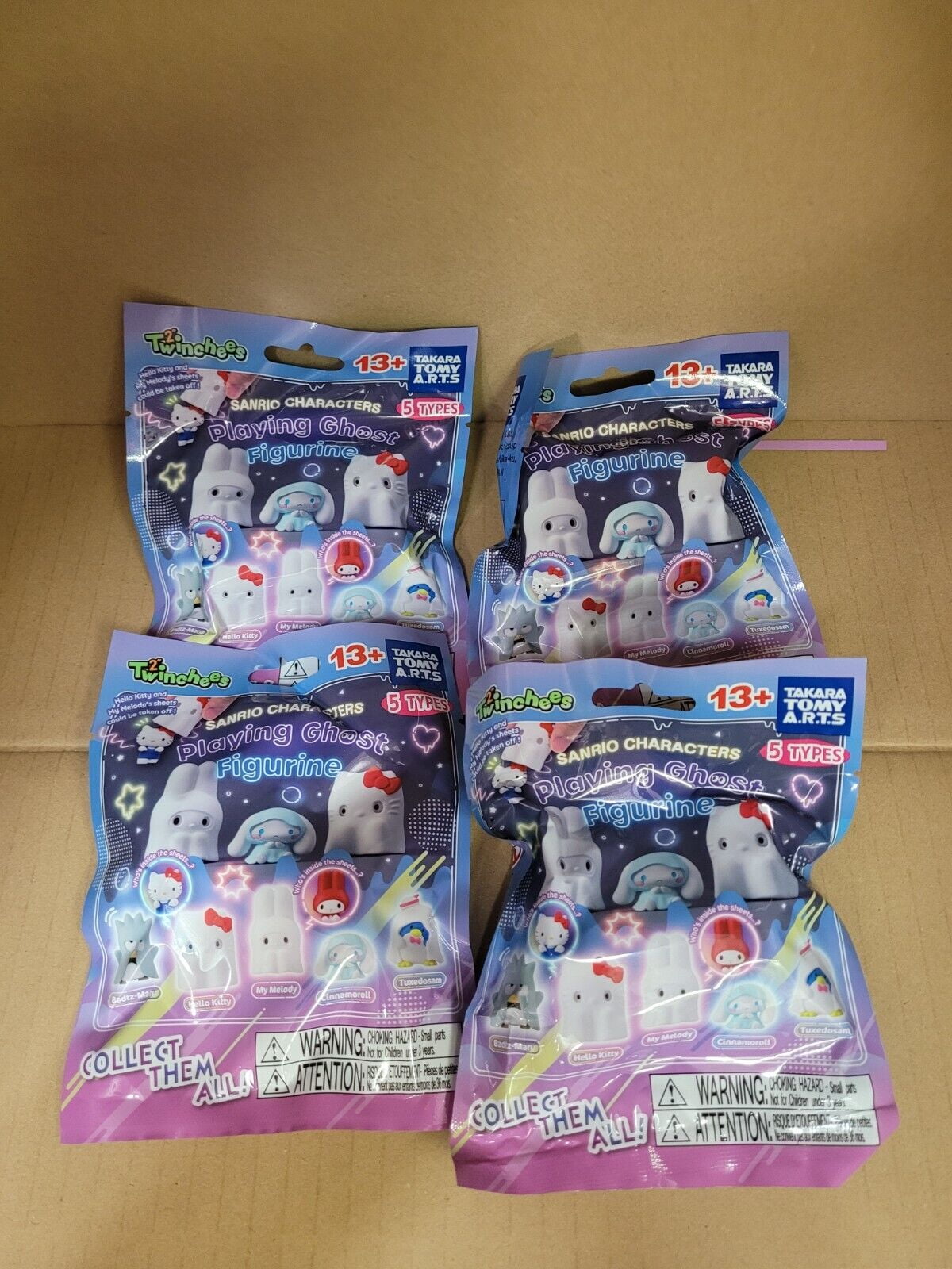 Lot of 4 Pieces Sanrio Characters Playing Ghost Halloween Cosplay 5 ...