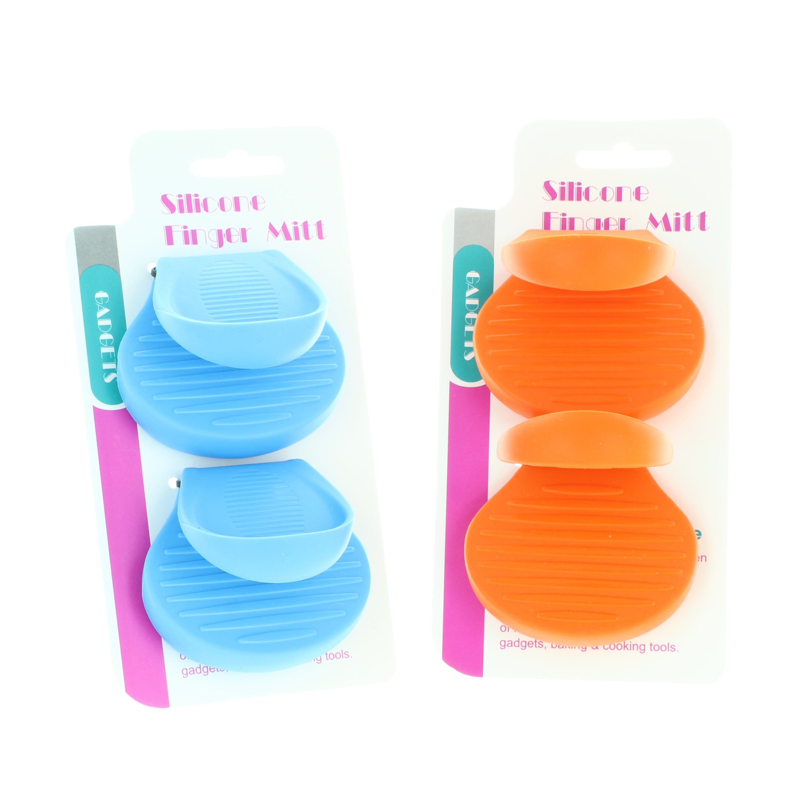 Lot of 4 Simple Life Silicone Finger Mitts Assorted Colors Cooking ...