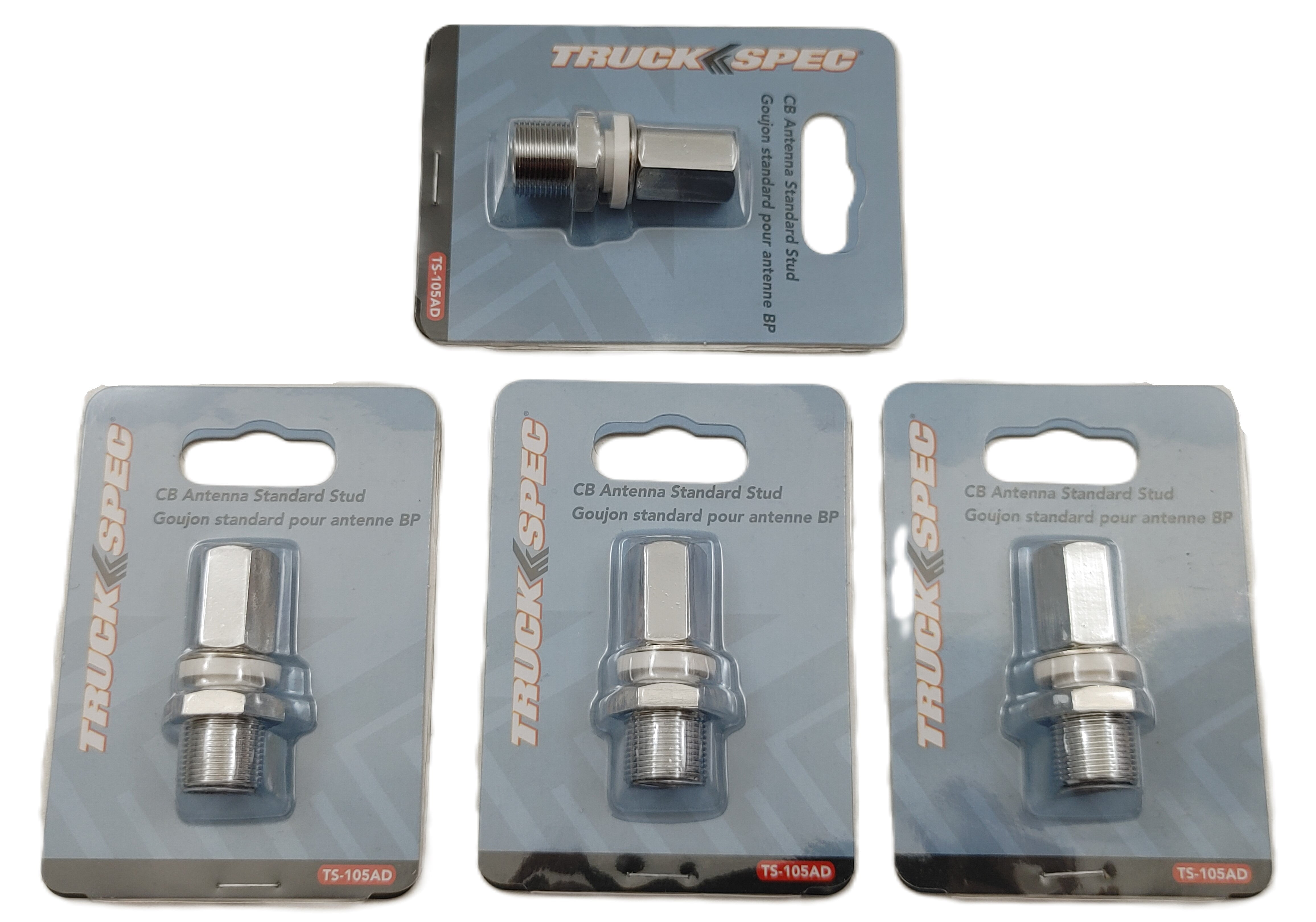 Lot of 4 TruckSpec TS-105AD CB Radio Antenna Standard SO-239 Stud Mount ...