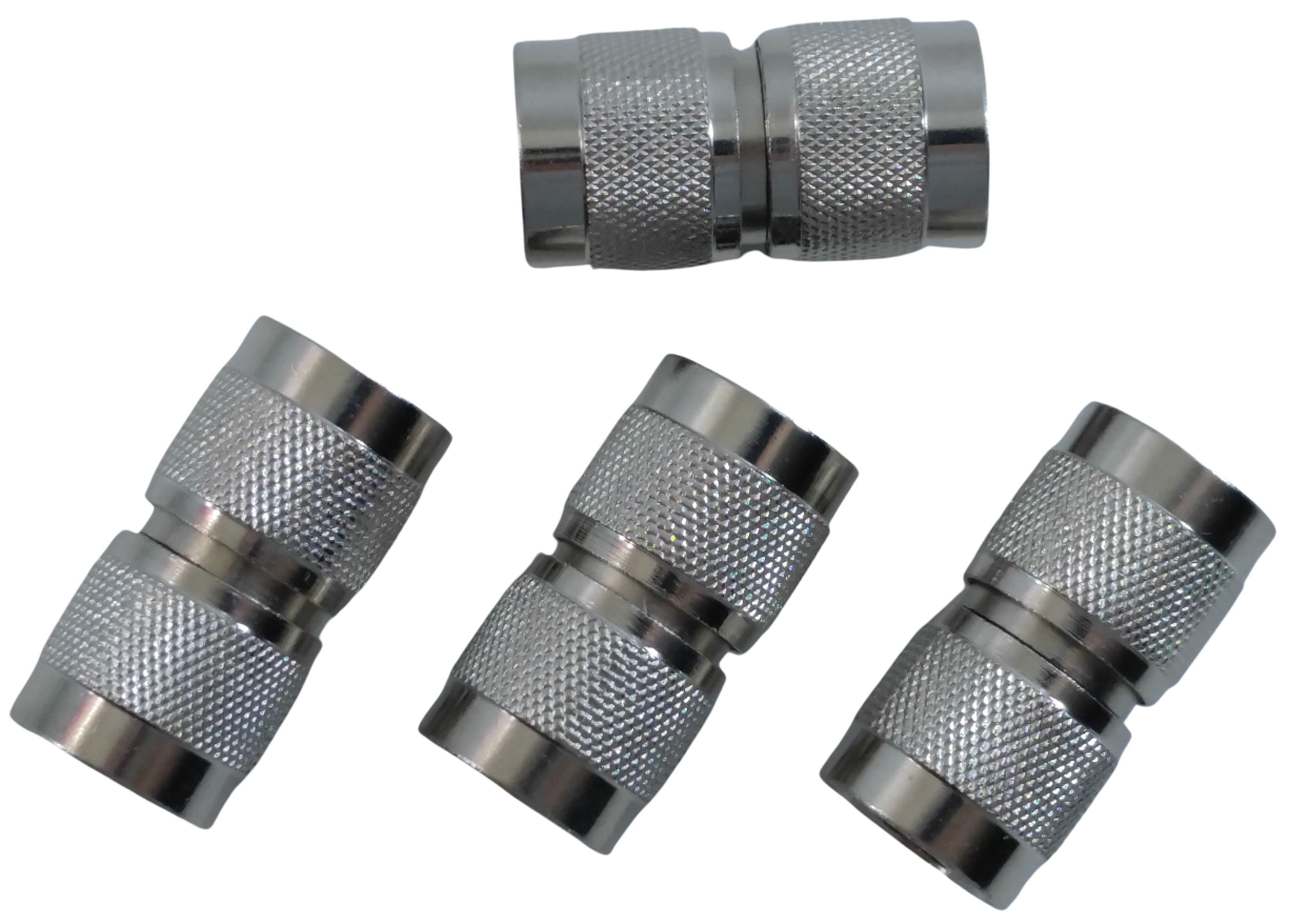 Lot of 4 Workman 40-3006 Double Male Type-N Barrel Coax Cable Connector ...