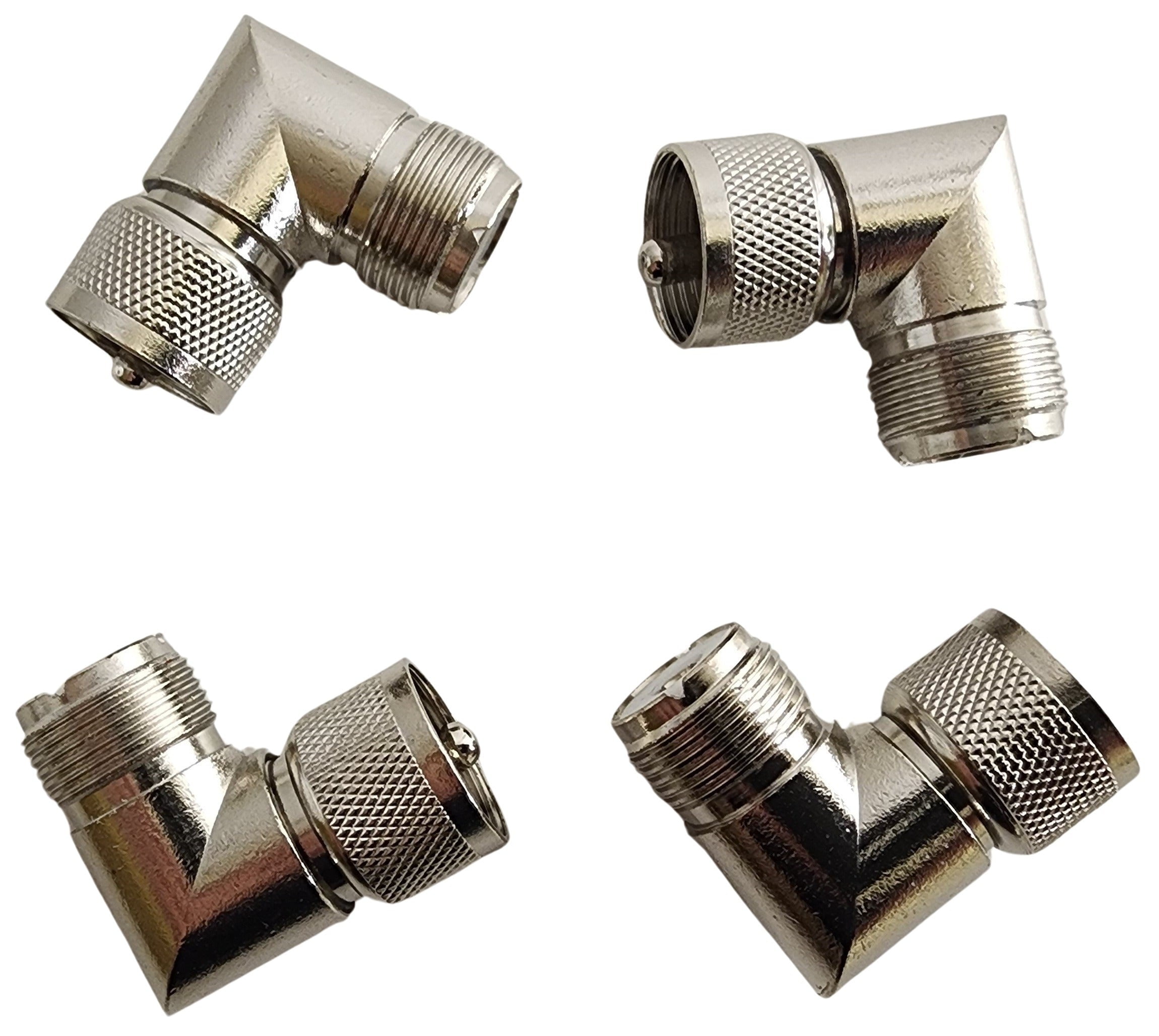 Lot of 4 Workman RAA CB Radio Adapter / 90 Degree Coax Cable Connectors ...