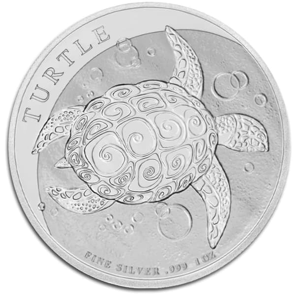 Lot of 5 - 2024 New Zealand 2 Oz Silver Hawksbill Turtle - Walmart.com