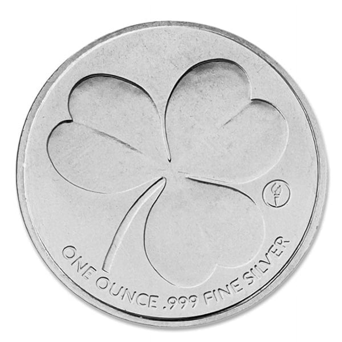 Lot of 5 - Irish Shamrock 1 Oz Silver Round - Walmart.com