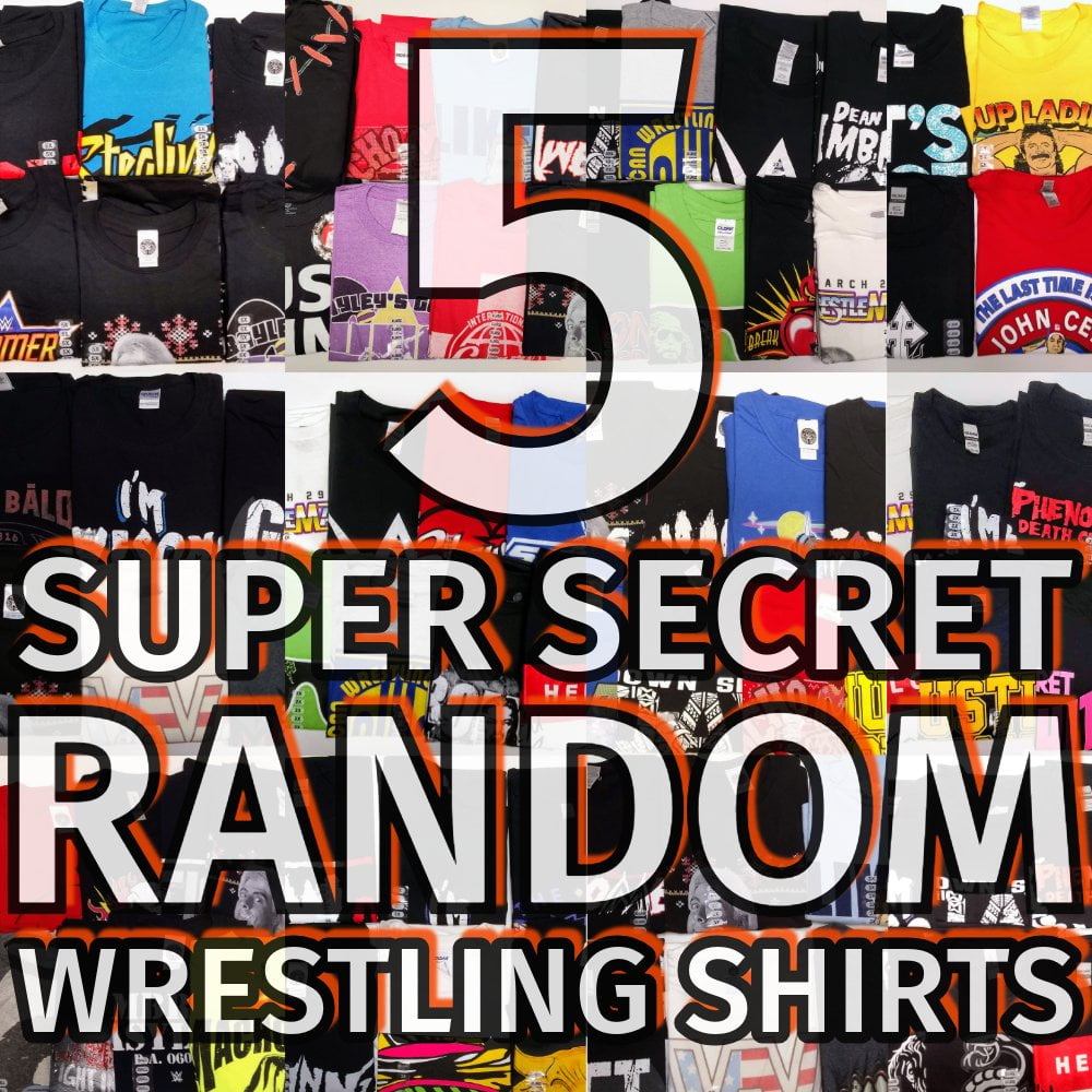 Lot of 5 Random Wrestling WWE T-Shirts XL - Walmart.com