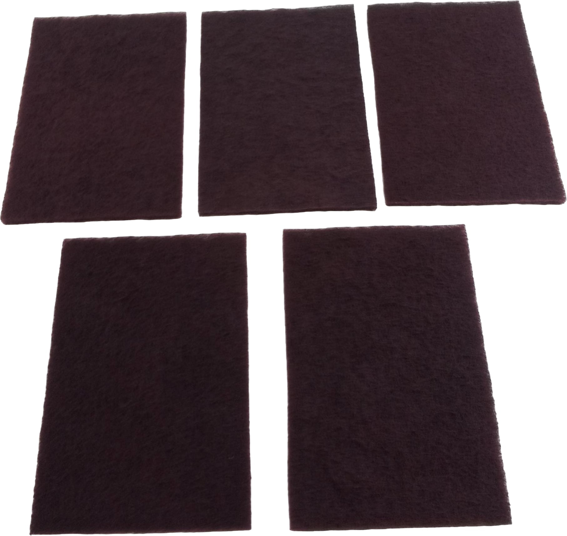 Lot of 5 Scotch-Brite 3M 07447 Red Maroon Scuff Pad 7447 - Walmart.com