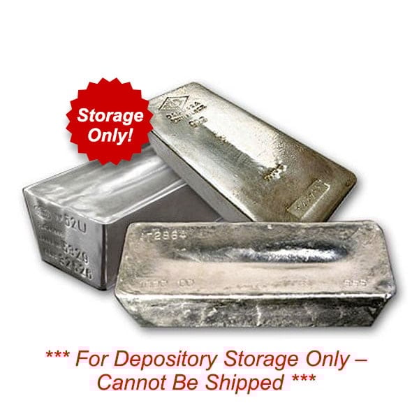 Lot of 5 - Vault Silver - 1 Troy Oz Pure Silver, Securely Stored ...