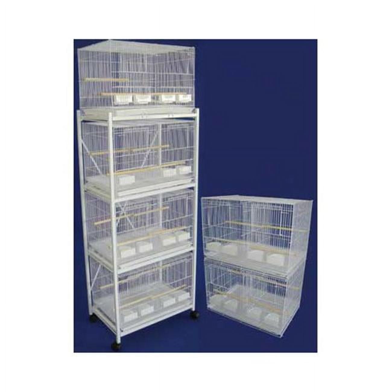 YML Six Small Bird Breeding Cages with Divider and One 4 Tier Stand in ...