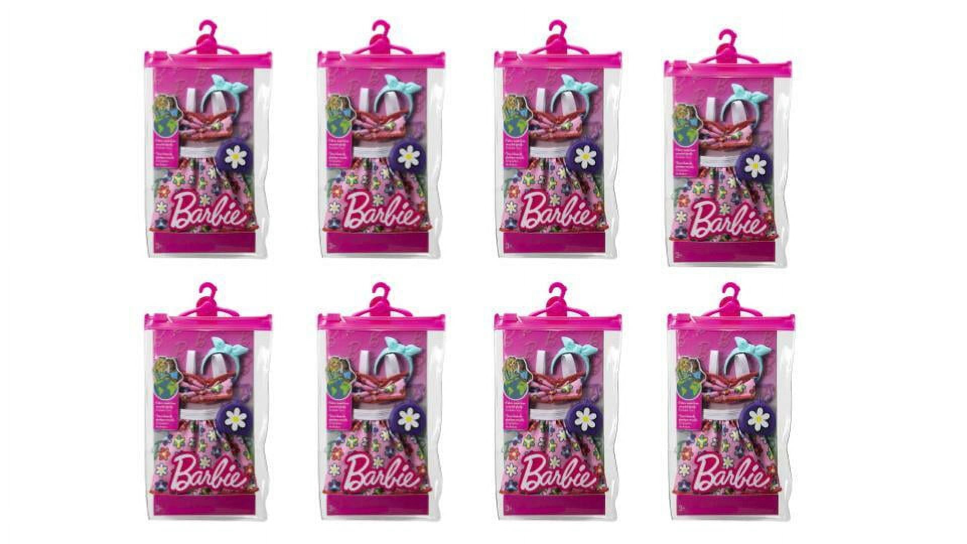 Lot of 8 |Barbie Fashion Pack - Flower Outfit & Two Accessories - Fit ...