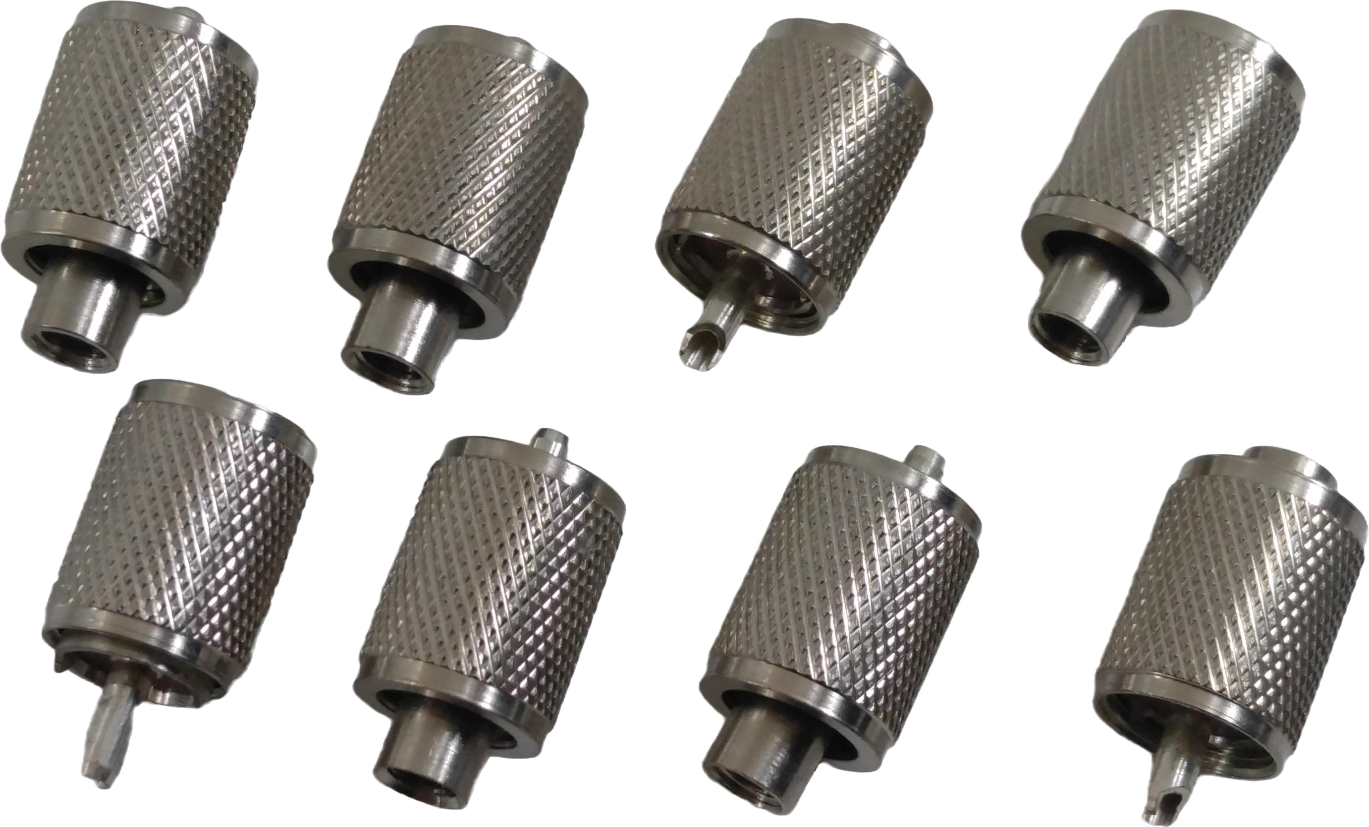 Lot of 8 Workman AMP-PL-59SS PL-259 Screw On RG8X/RG59 Coax Cable End ...