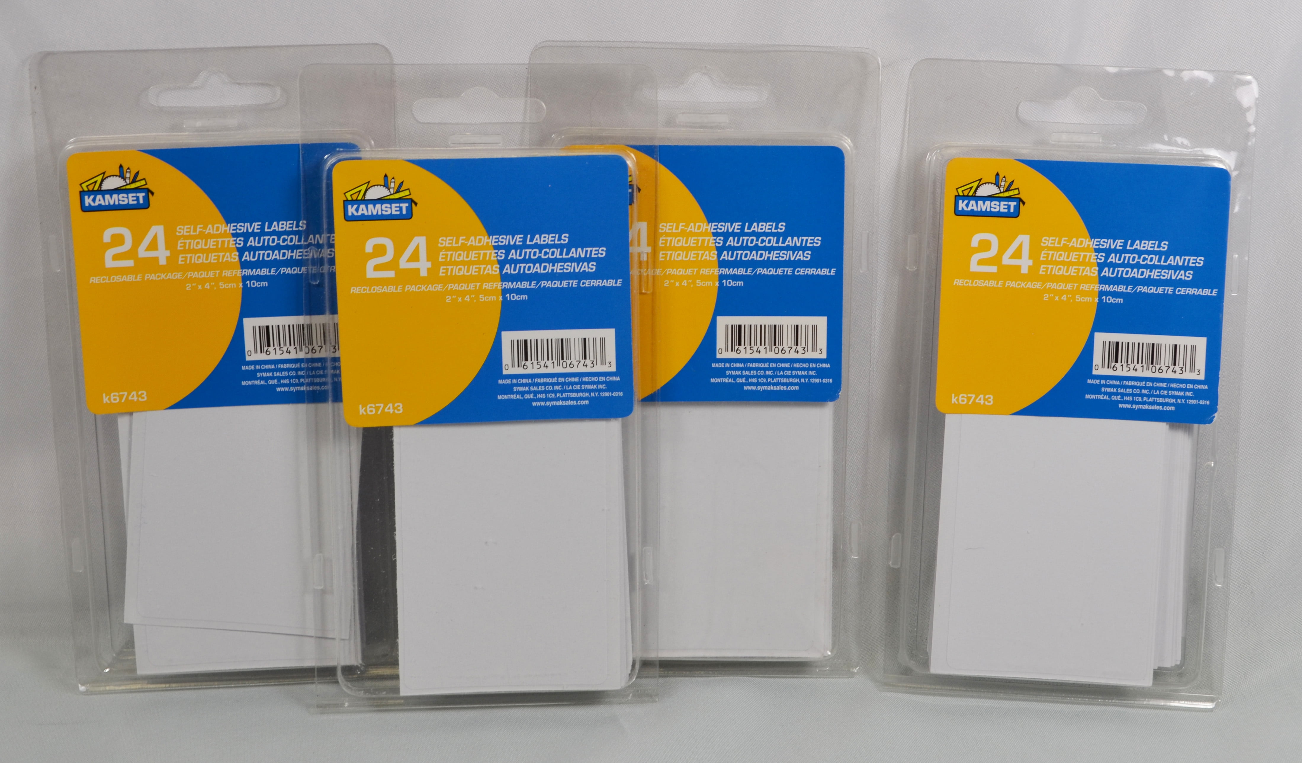 Lot of 96 Multi Purpose Mailing Address Self Adhesive White Labels 2" x ...