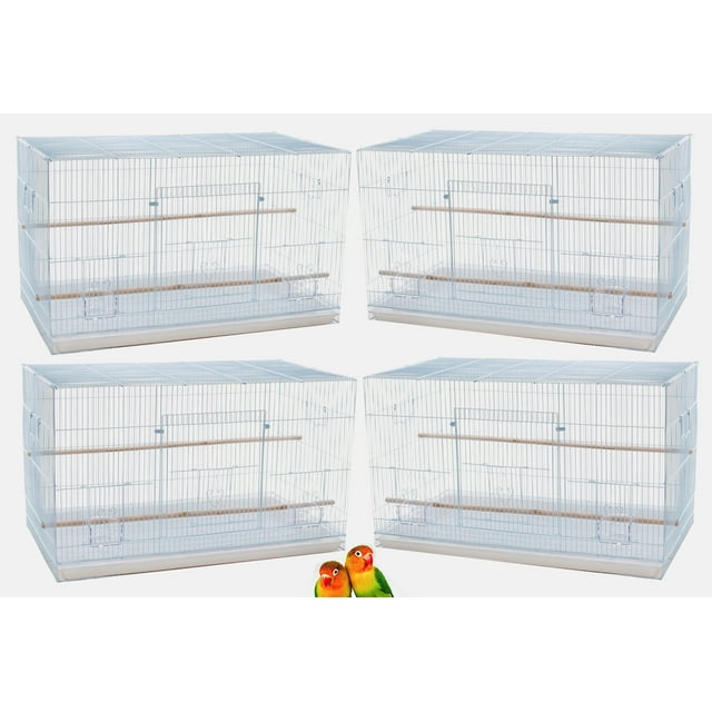 Lot of Four Large 30" Breeding Breeder Bird Flight Cages For Aviaries ...