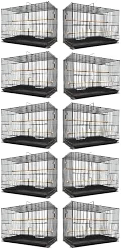 Lot of Ten Aviary Breeding Breeder Lovebird Finch Parakeet Finch Flight ...