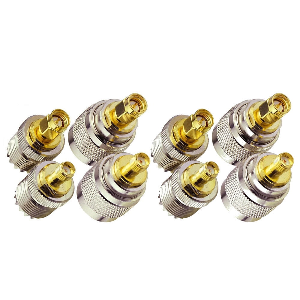 Lot of UHF Male PL259 & Female SO239 to SMA Male&Female RF Connector ...