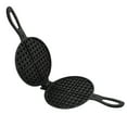 Lot45 Cast Iron Waffle Maker Pan 6in Stove Top Waffle Iron Cookware for ...